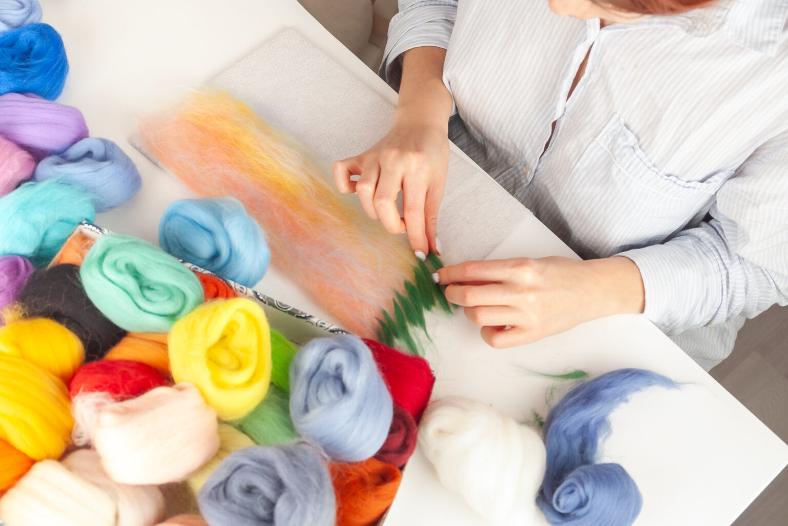 NZ Corriedale Wool Roving